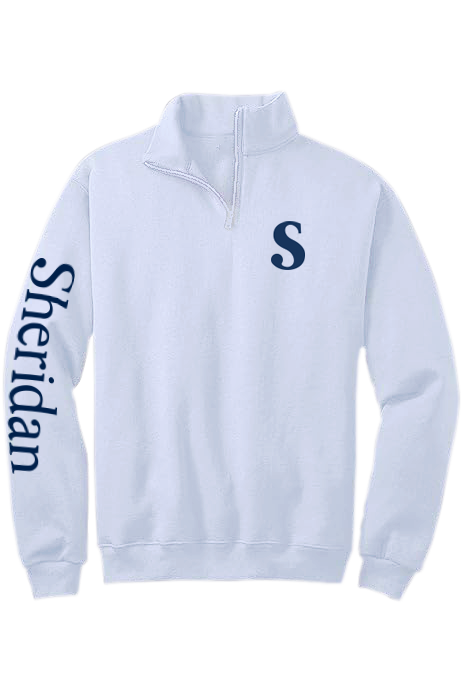 40087000581 Sheridan 1/4 Zip - Sheridan College Campus Store